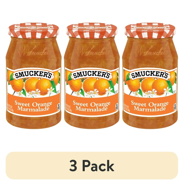 (3 pack) Smucker's Sweet Orange Marmalade, 18 Ounces - Walmart.com