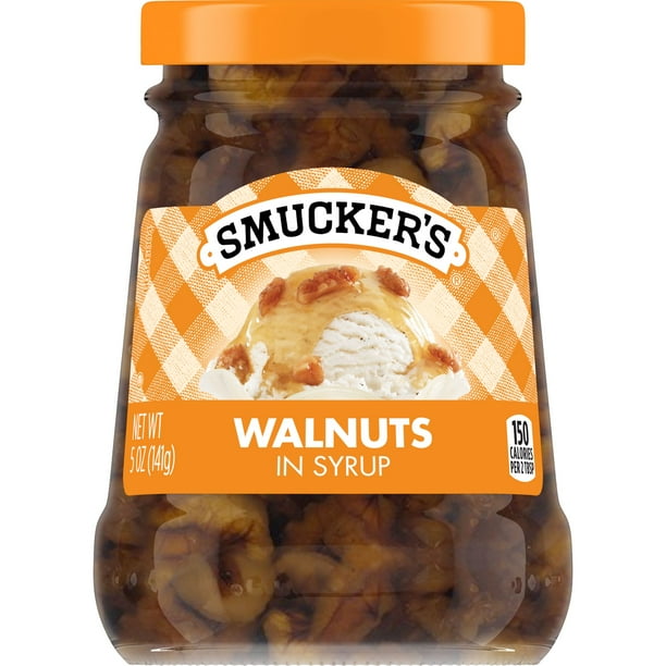 Smucker's Walnuts in Syrup Topping, 5 Ounces - Walmart.com