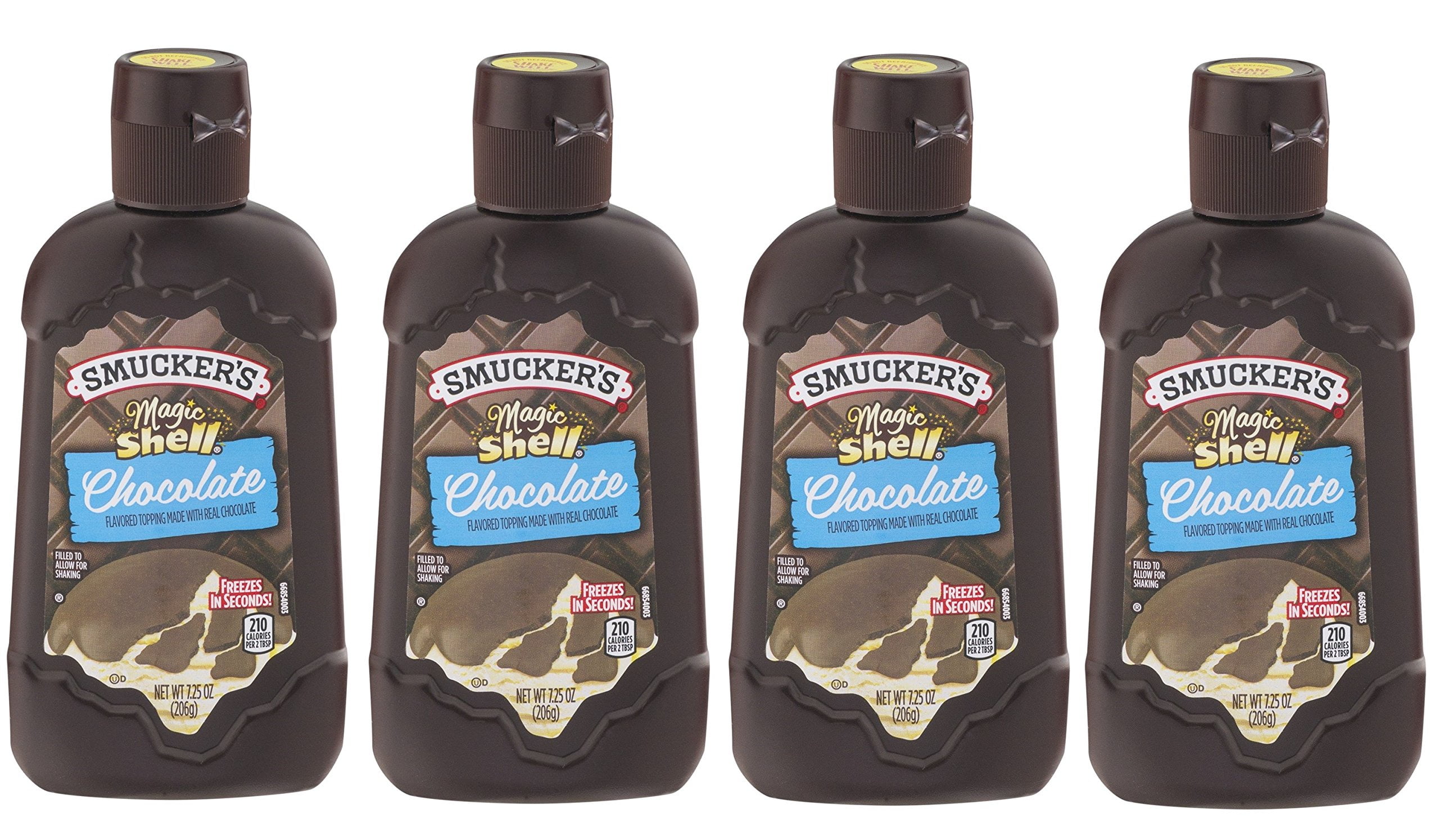 Smuckers Magic Shell Ice Cream Topping, Chocolate Flavor, 7.25-Ounce ...