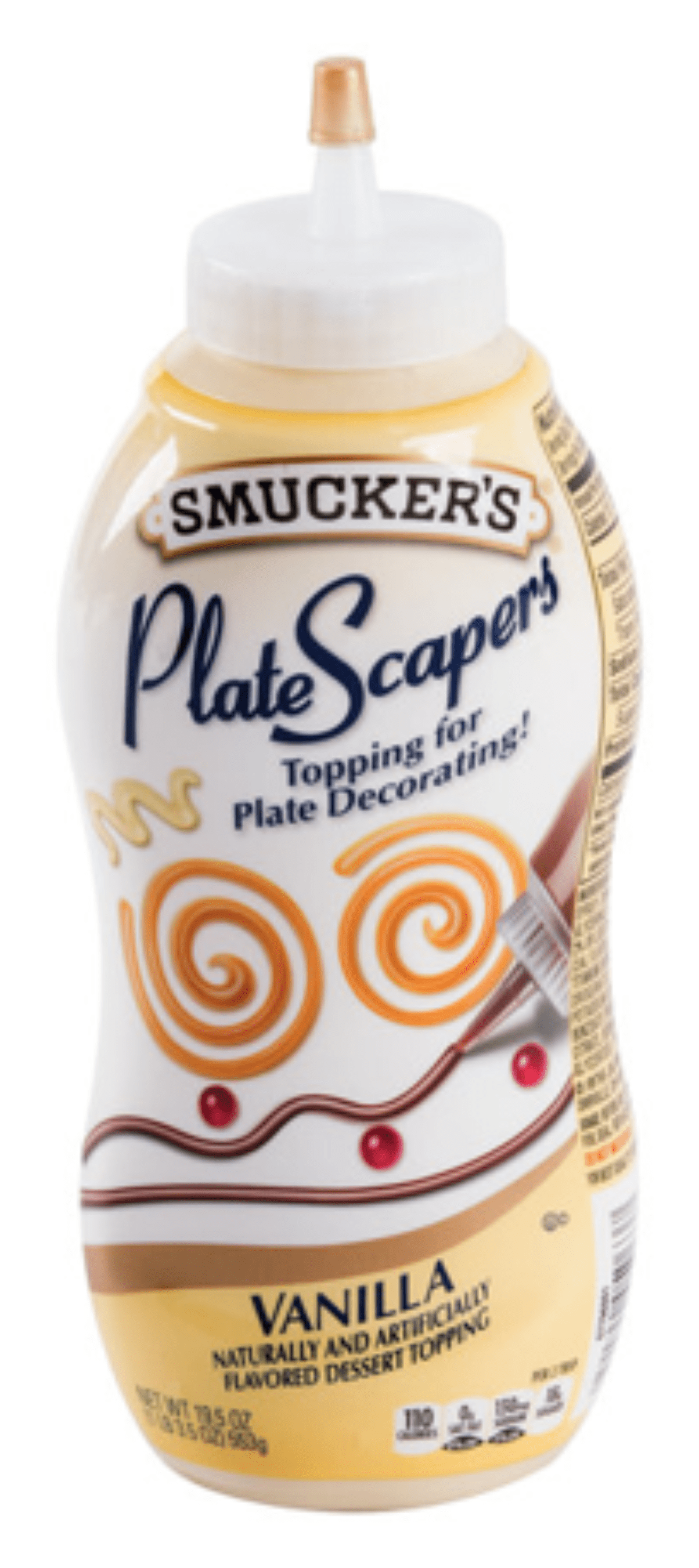 Smuckers Platescrapers Plate Decorating Dessert Topping Vanilla 19.5 Oz ...