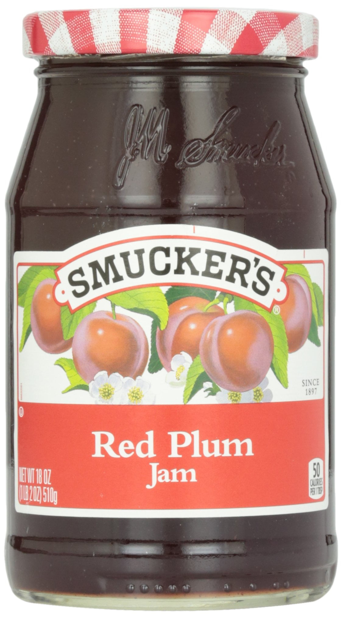 Smucker's Red Plum Jam, 18 Oz, Kosher, Sweet Preserves - Walmart.com