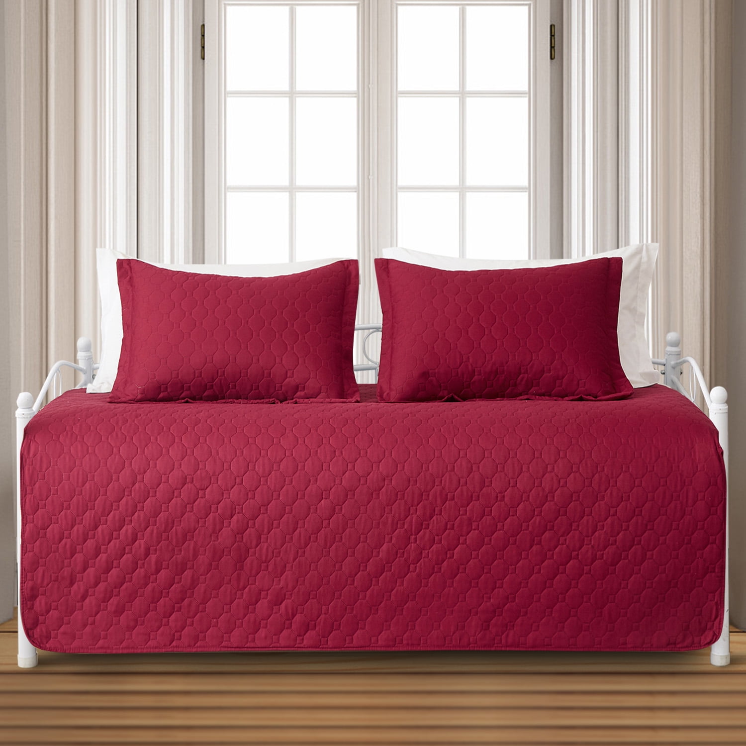 "Smuge 3 Piece Daybed Spread Set, Double Sided Quilting for All Season ...