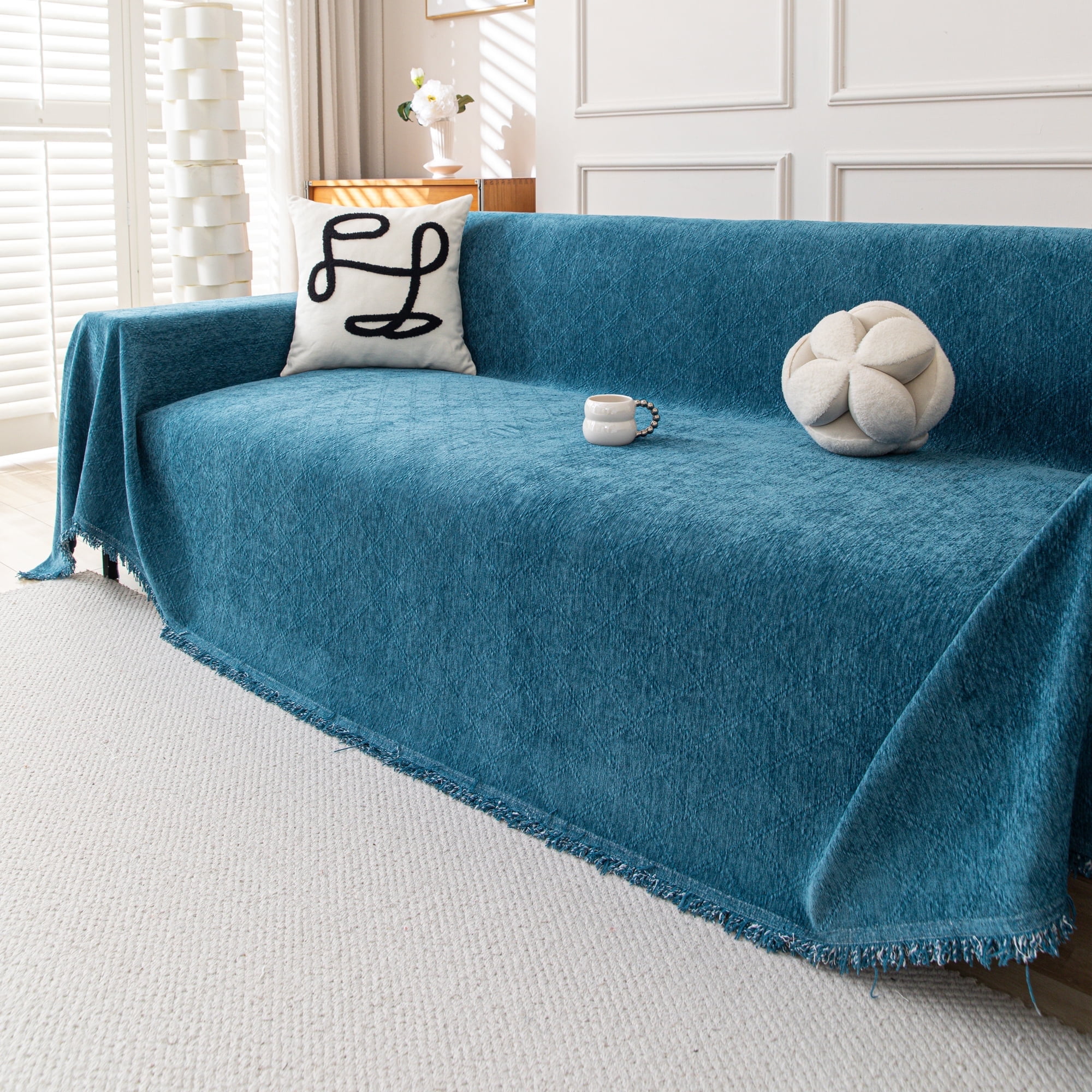 Smuge Sofa Cover, Sofa Slipcovers Couch Covers Protector 3 Cushion ...