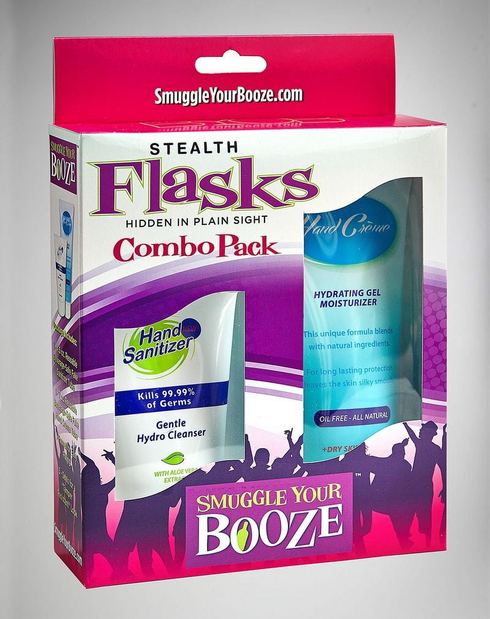 Smuggle Your Booze Flasks - Hand Creme & Sanitizer Combo Pack 11.5 Oz ...