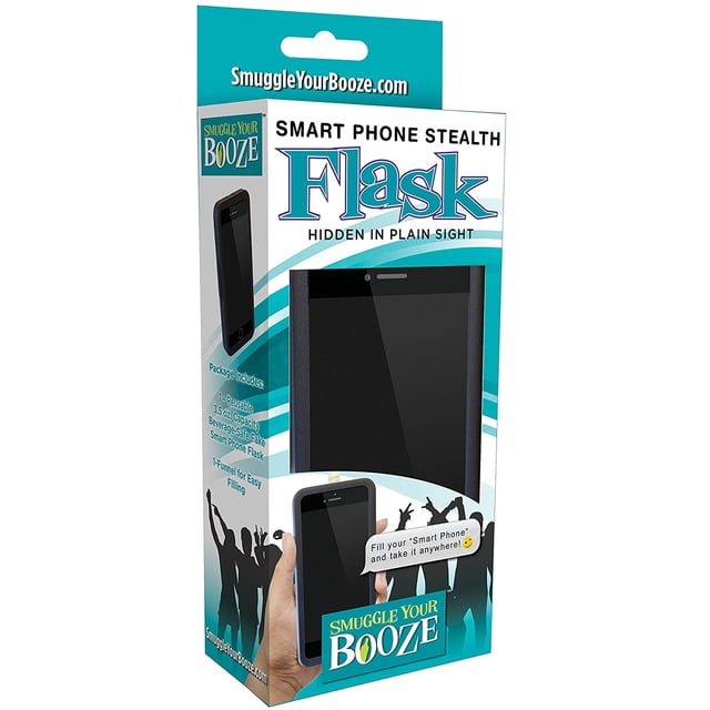 Hidden Liquor Smartphone Flask by Smuggle Your Booze with 3.5oz ...