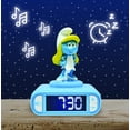 Lexibook, The Smurfs, The Smurfs Nightlight Alarm Clock, Sounds and ...