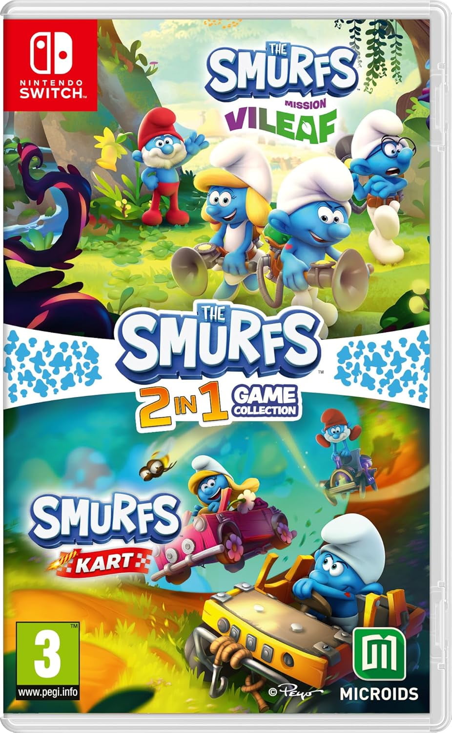 Smurfs 2 in 1 Game Collection Nintendo Switch (European Version ...