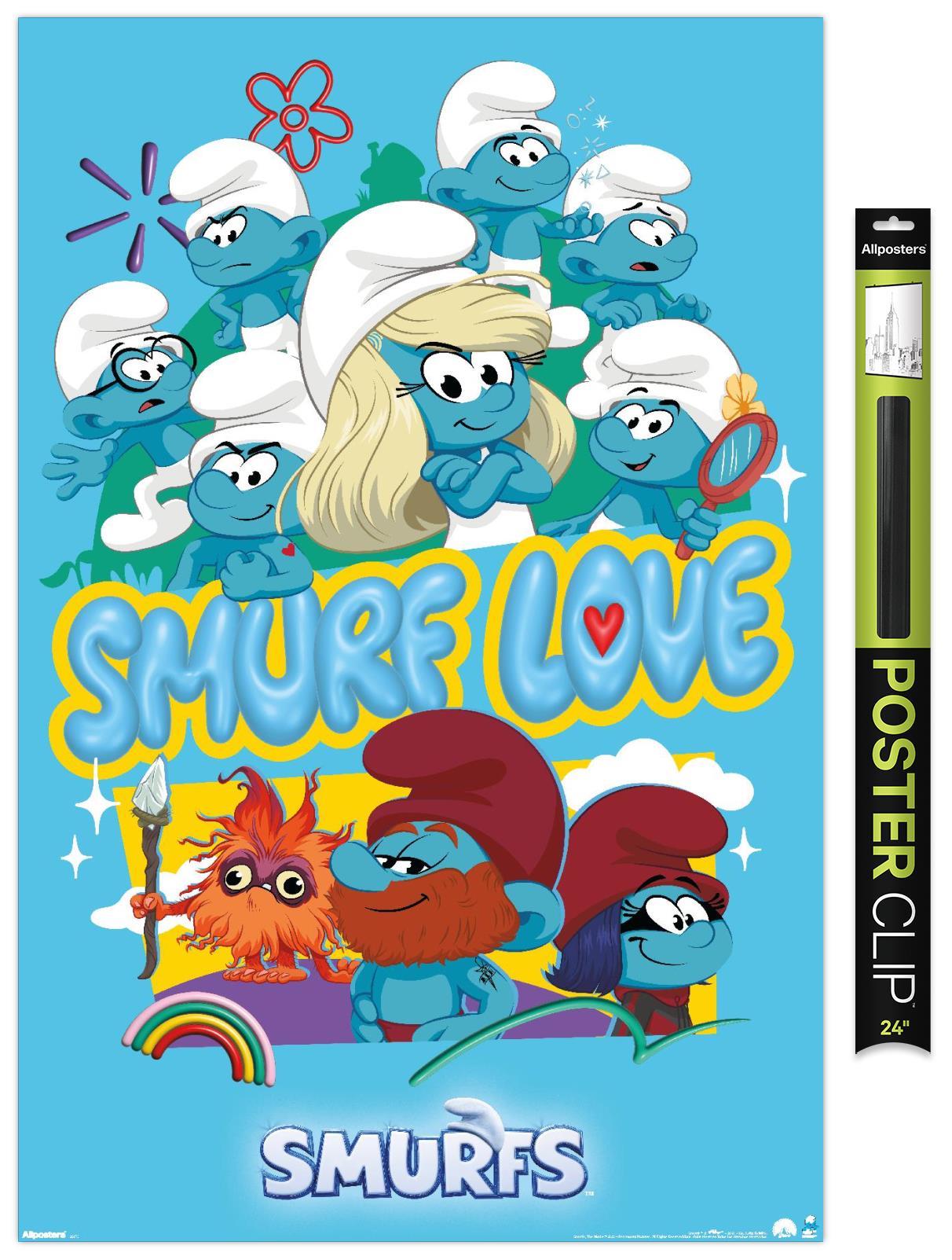 Smurfs (2025) - Smurf Love Wall Poster, 22.375" x 34" - Walmart.com