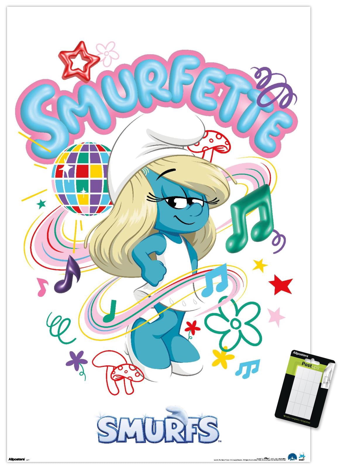 Smurfs (2025) - Smurfette Wall Poster, 22.375" x 34" - Walmart.com
