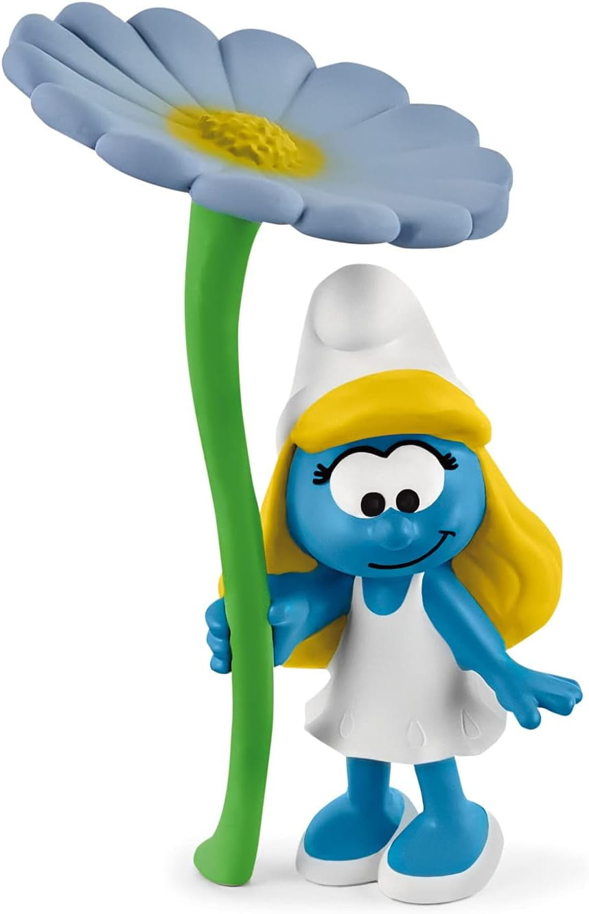 Smurfs 20828 Smurfette with Flowers figure Schleich 91304 - Walmart.com