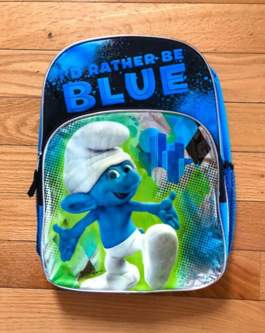 Smurfs Backpack I Rather Be Blue - Walmart.com