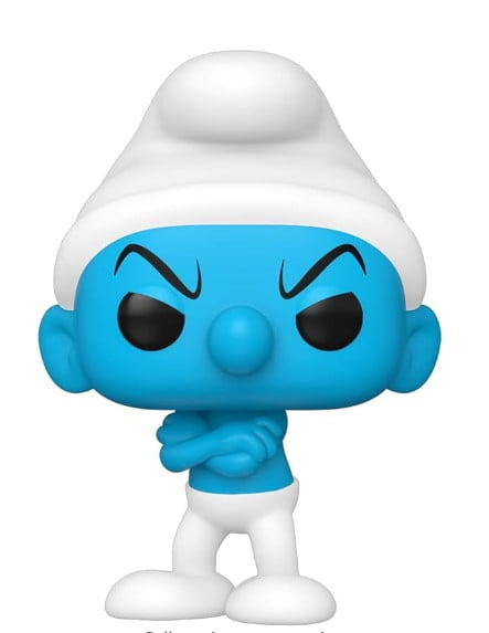 Smurfs Classic Grouchy Smurf Funko Pop! Vinyl Figure #1518 - Walmart.com