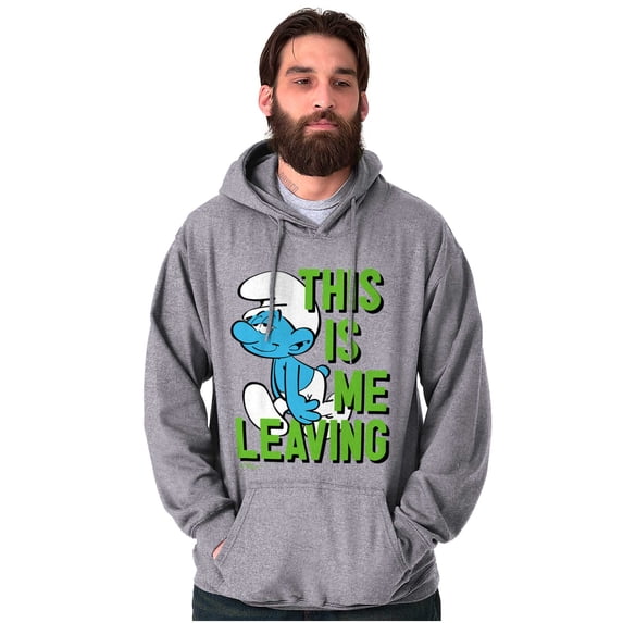 Smurfs Funny Attitude Don't Care Unisex Plus Size Hoodie Brisco Brands ...