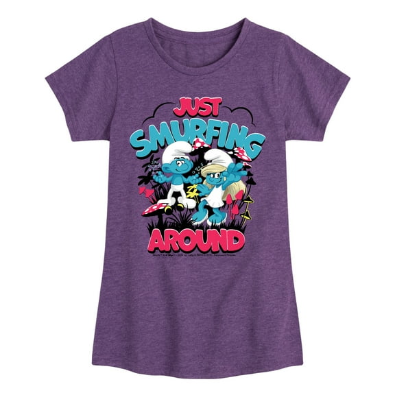 Smurfs - Group Village - Youth Boys Short Sleeve Graphic T-Shirt ...