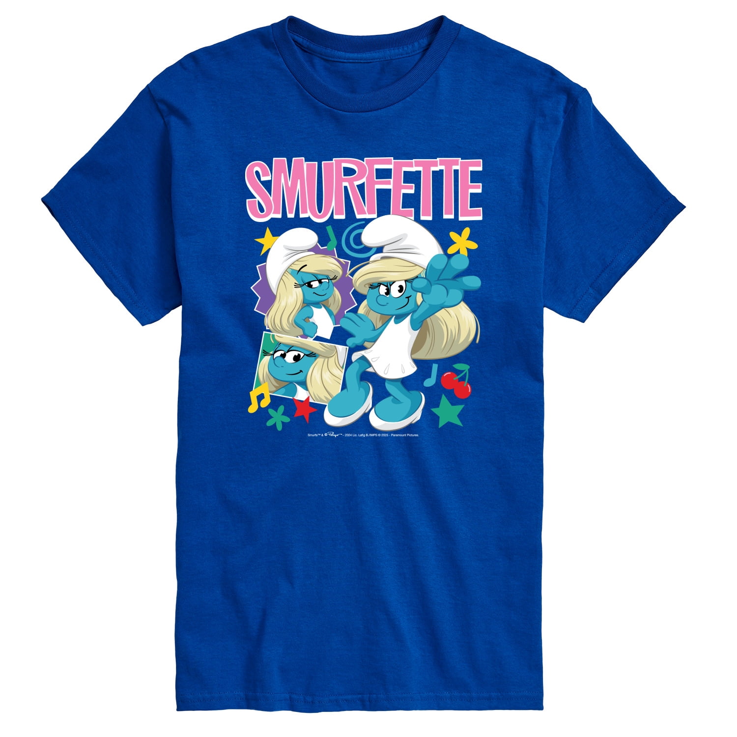 Smurfs - Smurfette - Men's Short Sleeve Graphic T-Shirt - Walmart.com