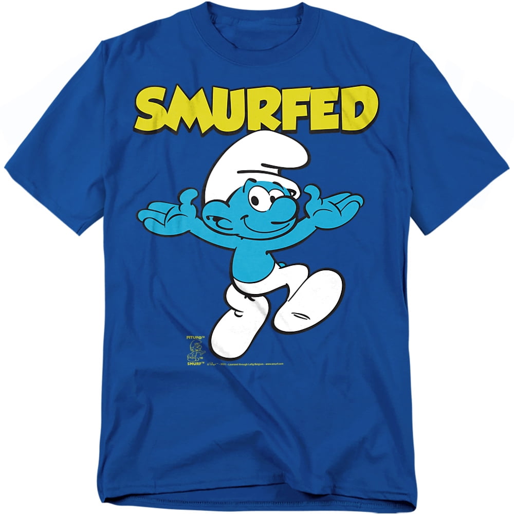 Smurfs T-Shirt Smurfed Unisex Graphic Tee For Men & Women - Walmart.com
