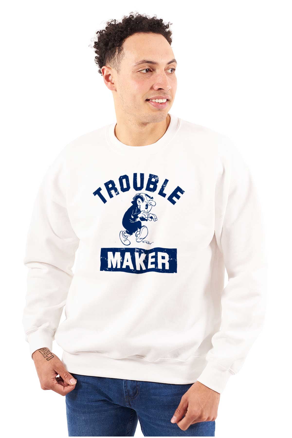 Smurfs Trouble Maker Gargamel Funny Unisex Plus Size Sweatshirt Brisco ...