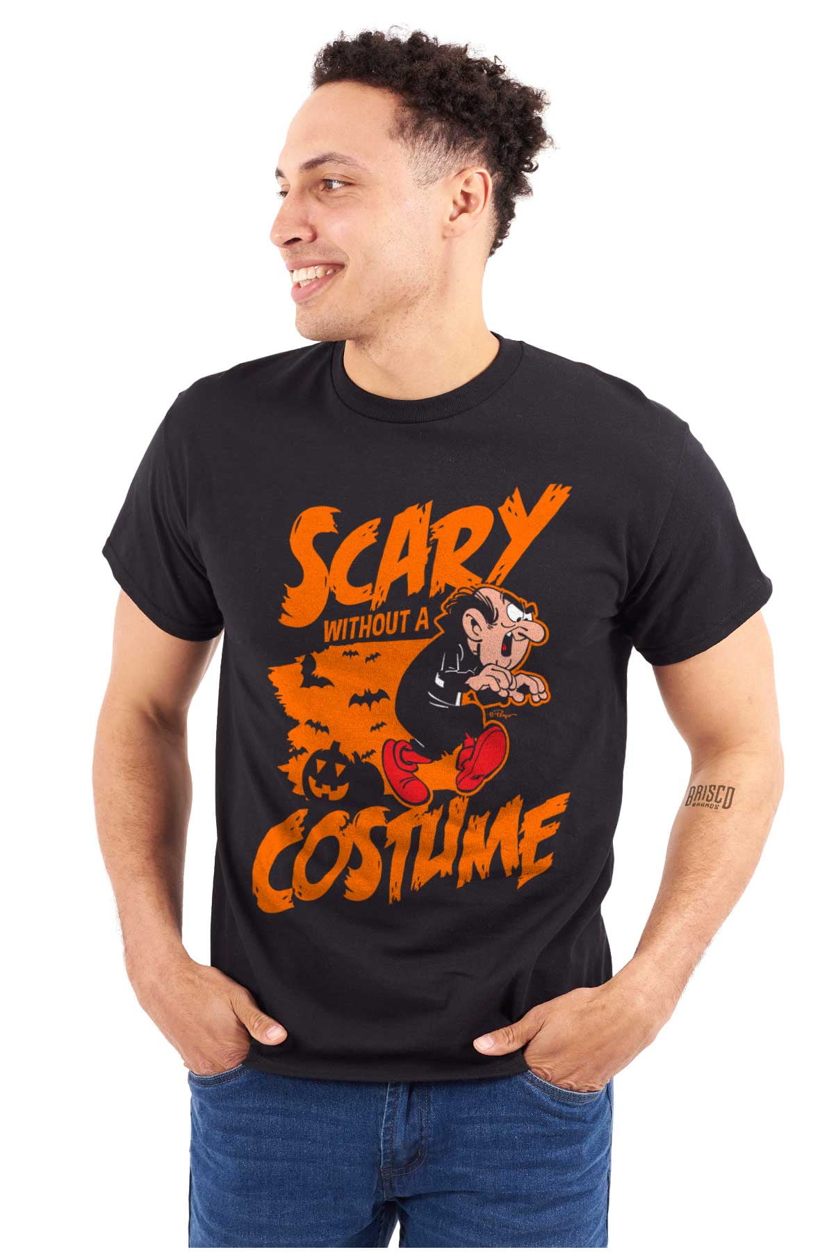 Smurfs Villain Scary Without Costume Men's Graphic T Shirt Tees Brisco ...