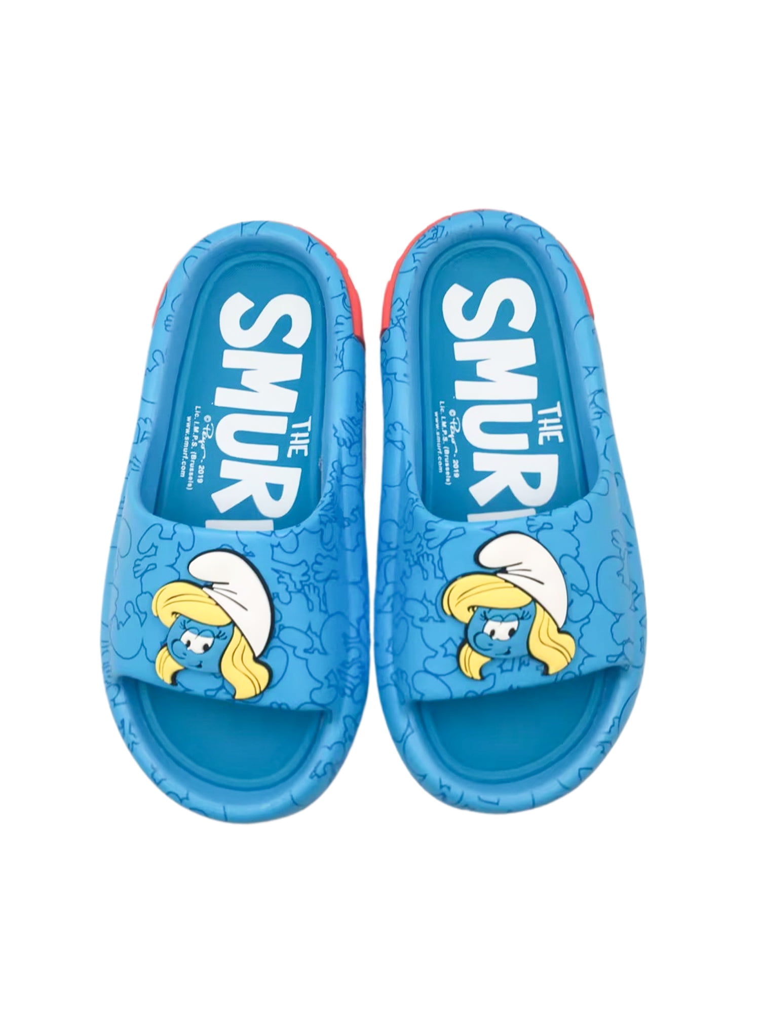 Smurfs Women's Smurfette Comfort Slide Sandal - Walmart.com