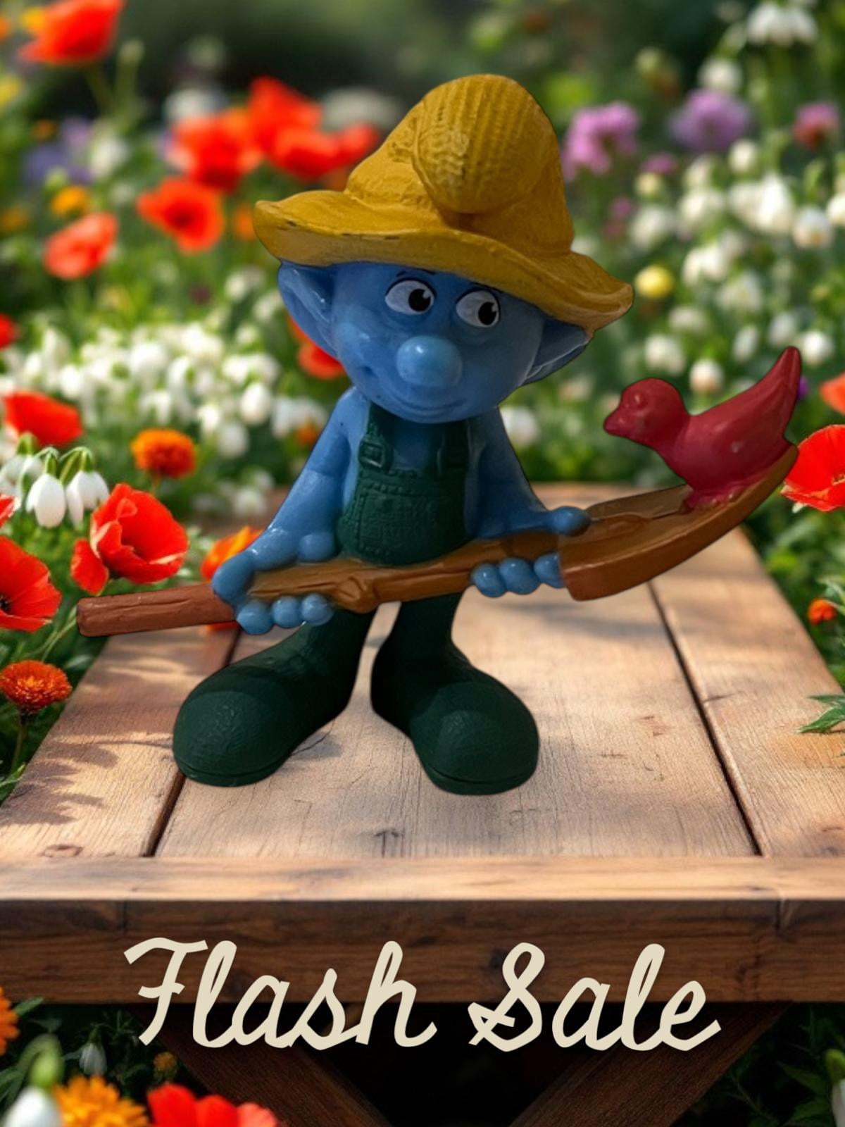 Smurfs movie 3” pvc CAKE TOPPER Figure Figurine rare gift collect ...