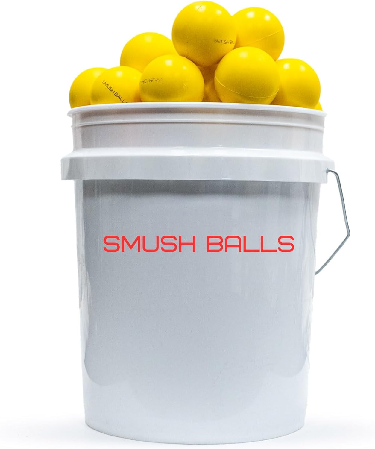 Smushballs Baseball & Softball Training Balls w/Bucket– Durable Foam ...