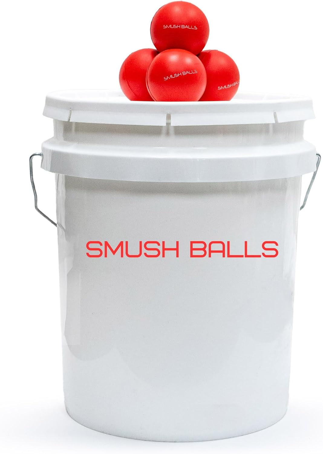 Smushballs Baseball & Softball Training Balls w/Bucket– Durable Foam ...