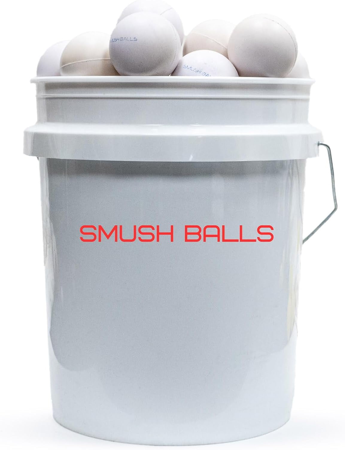 Smushballs Baseball & Softball Training Balls w/Bucket– Durable Foam ...