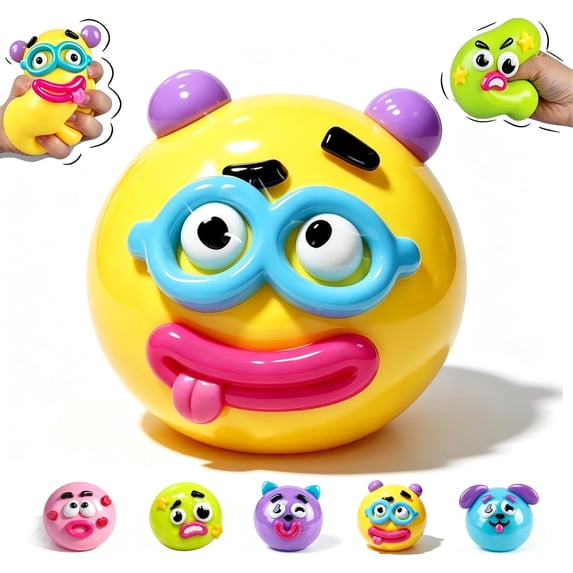 Smushers Squishy-Curiosities Smushers Dog Face Swap Squishy, Soft Slow ...