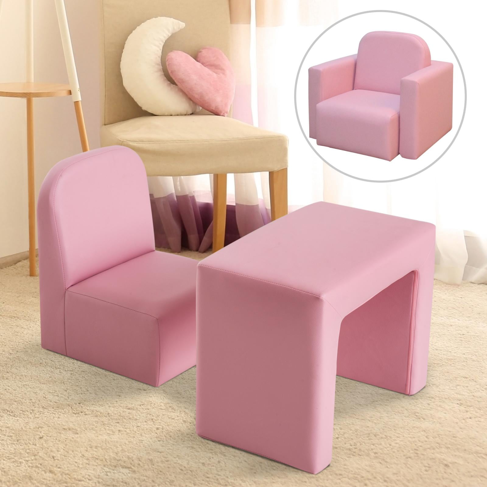 Smuxee PVC 2-Seat Kids Toddler Couch,Toddler Chairs or Sofas for Girls ...