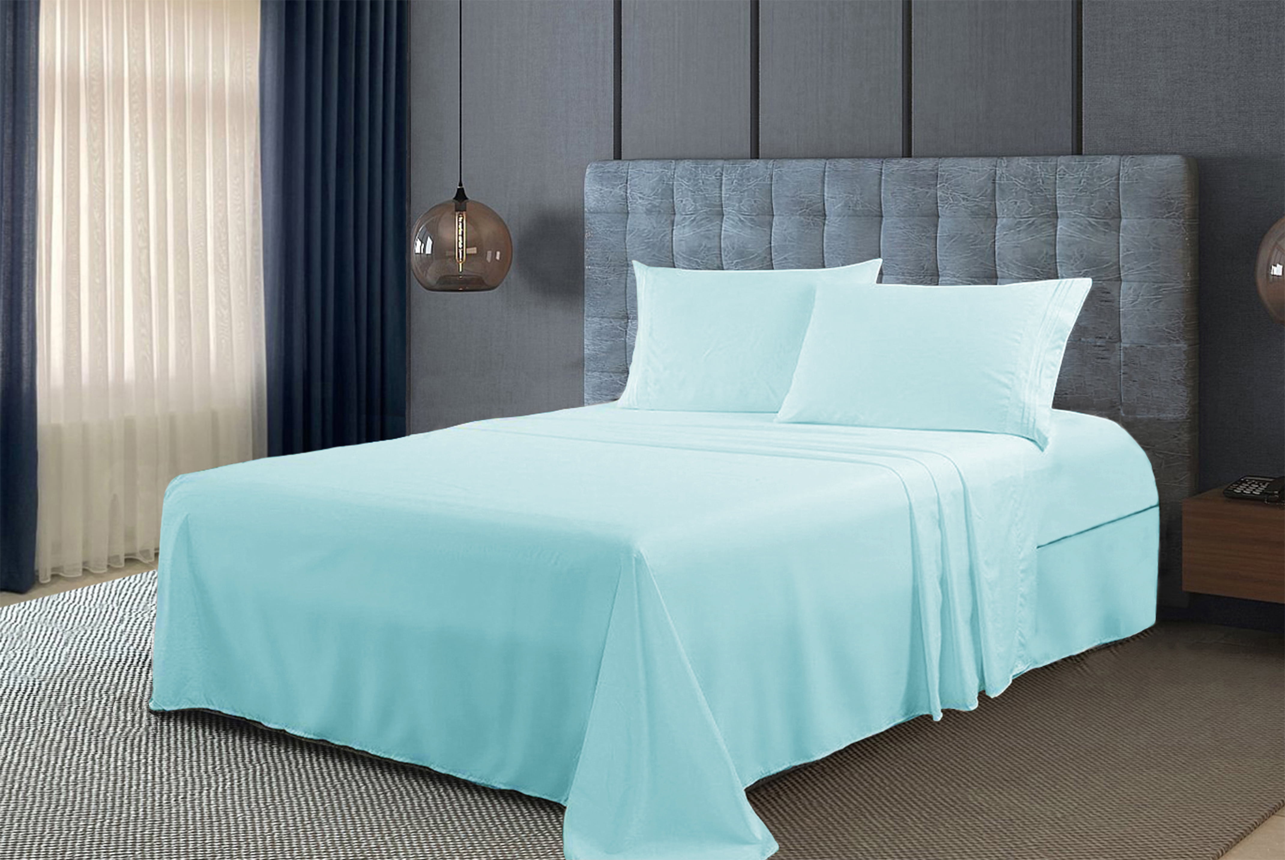 Smyrna Full Size Bamboo Derived Rayon Sheets Set, Deep Pockets, Softer ...