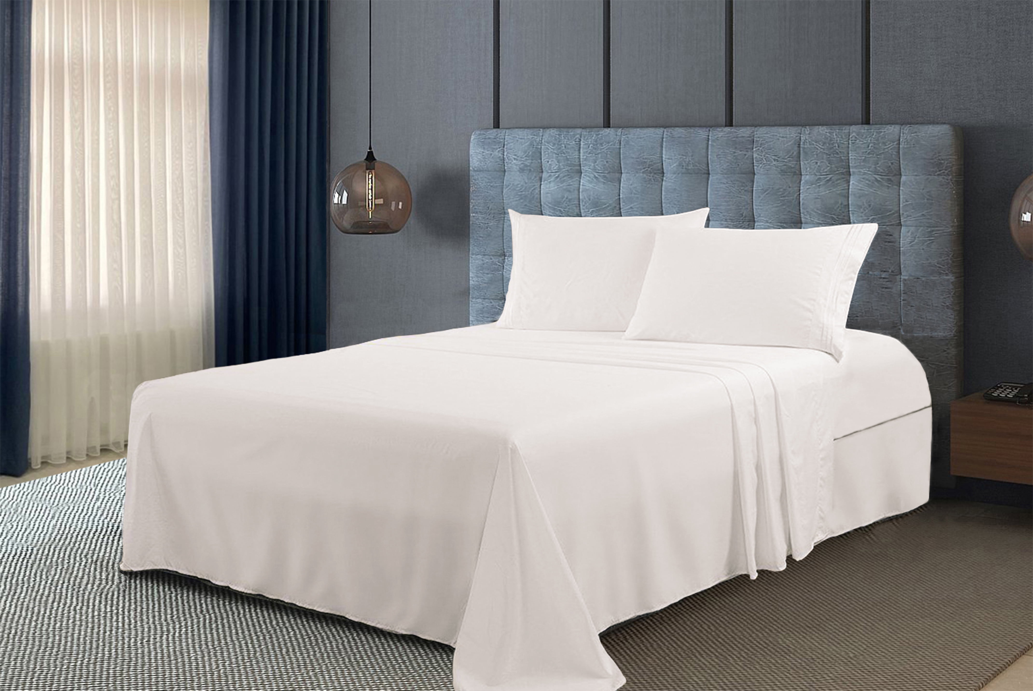 Smyrna Full Size Bamboo Derived Rayon Sheets Set, Deep Pockets, Softer ...