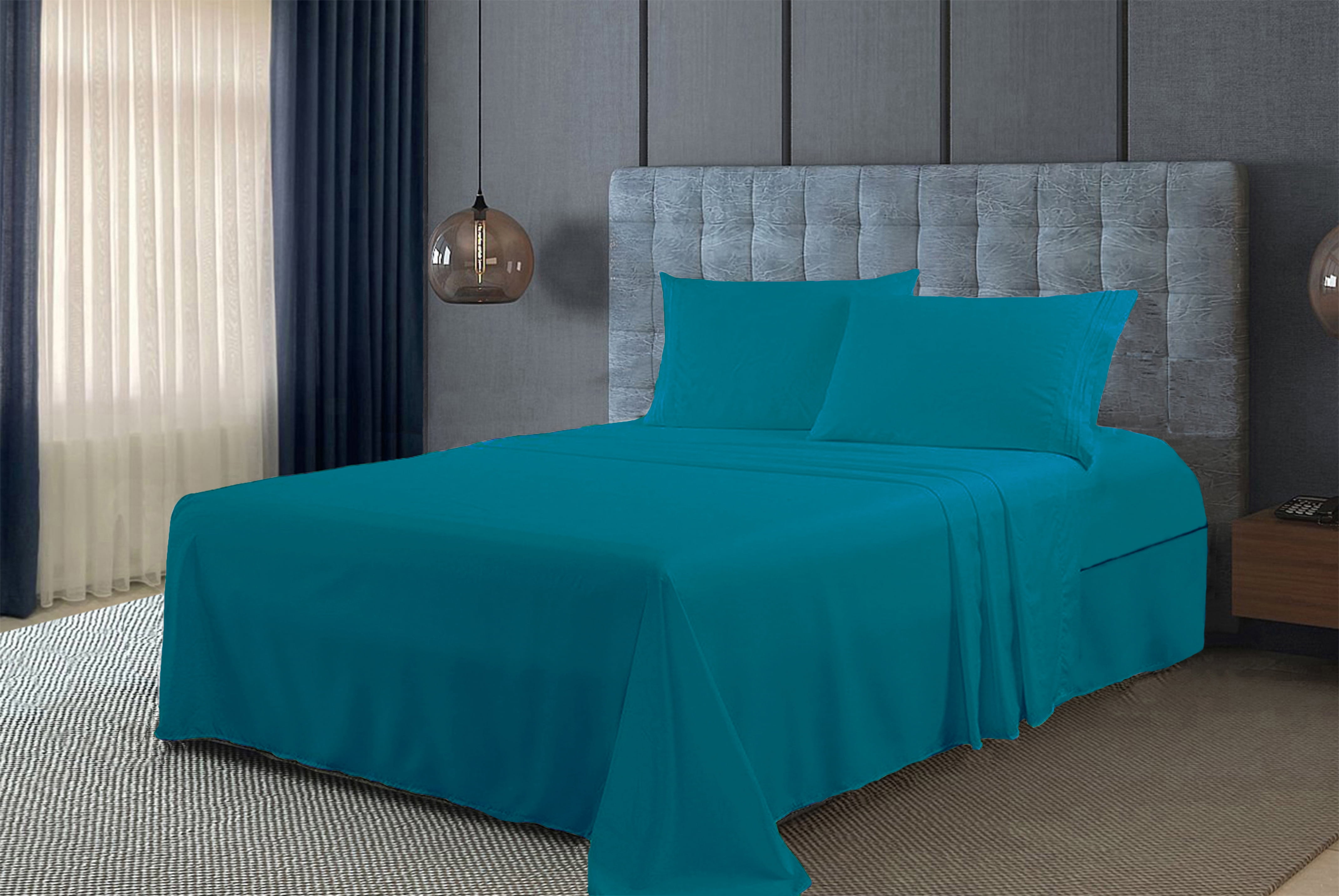 Smyrna Twin Size Bamboo Derived Rayon Sheets Set, Deep Pockets, Softer ...