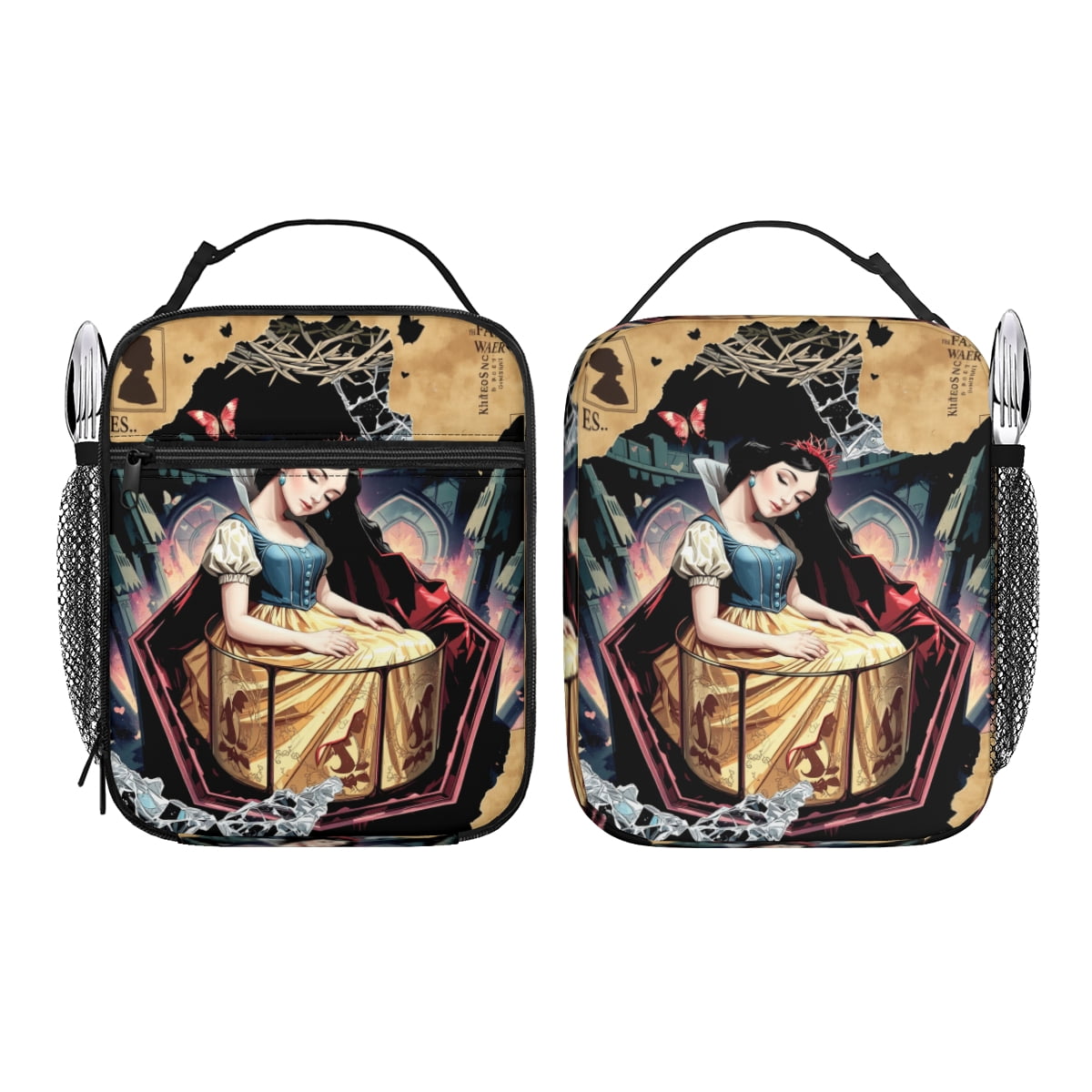 Sn×ow White Lunch Bag Insulated Lunch Box Unisex Reusable Lunchbox ...