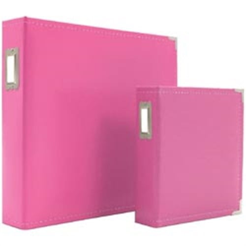 Sn@p! Leather Binder 12"X12"-Pink, Pk 1, Simple Stories - Walmart.com