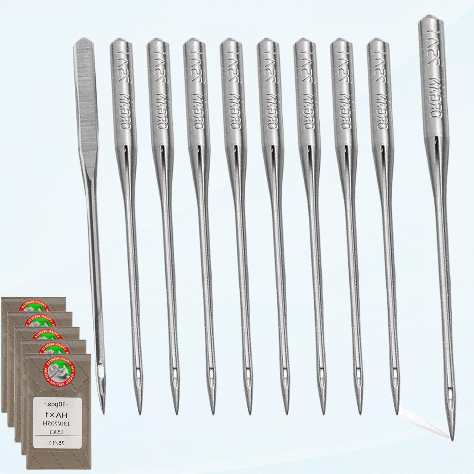 Snáthaidí Fuála Bróidnéireachta 50 Pcs Méid 75/11 130/705H HAx1 ...