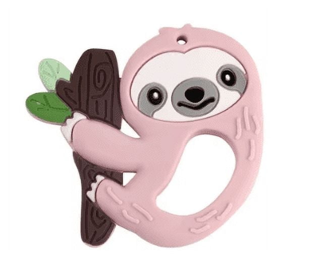 SnD Plus Textured Animal Baby Teether Silicone Baby Teething BPA Free ...