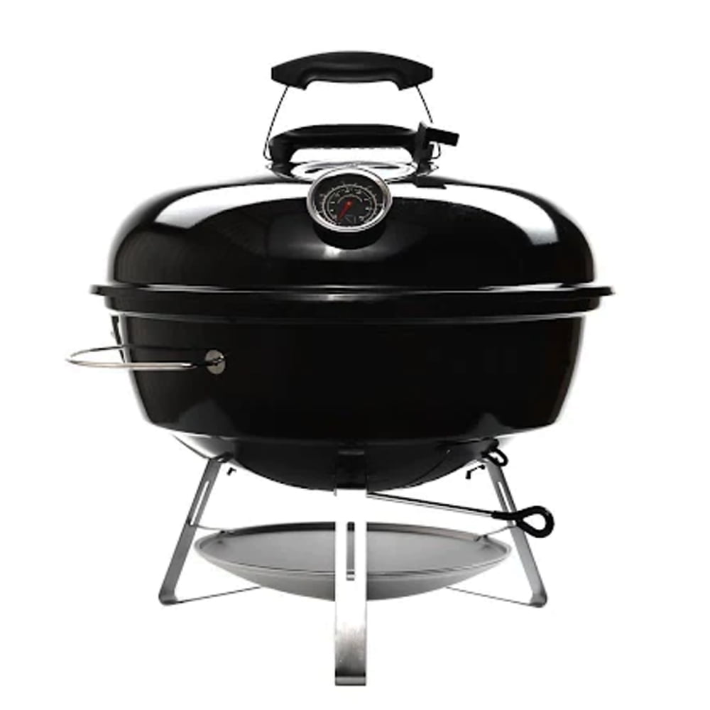 Slow 'N Sear® 18 inch Portable Charcoal Kettle BBQ Grill, Cooker for Tailgaters and Barbecue ...