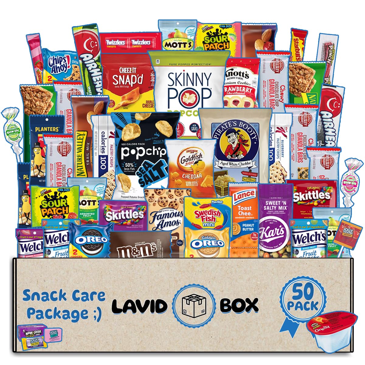 Snack Box | Care Package | Variety Assortment Pack for Adult, Kids, Guy ...