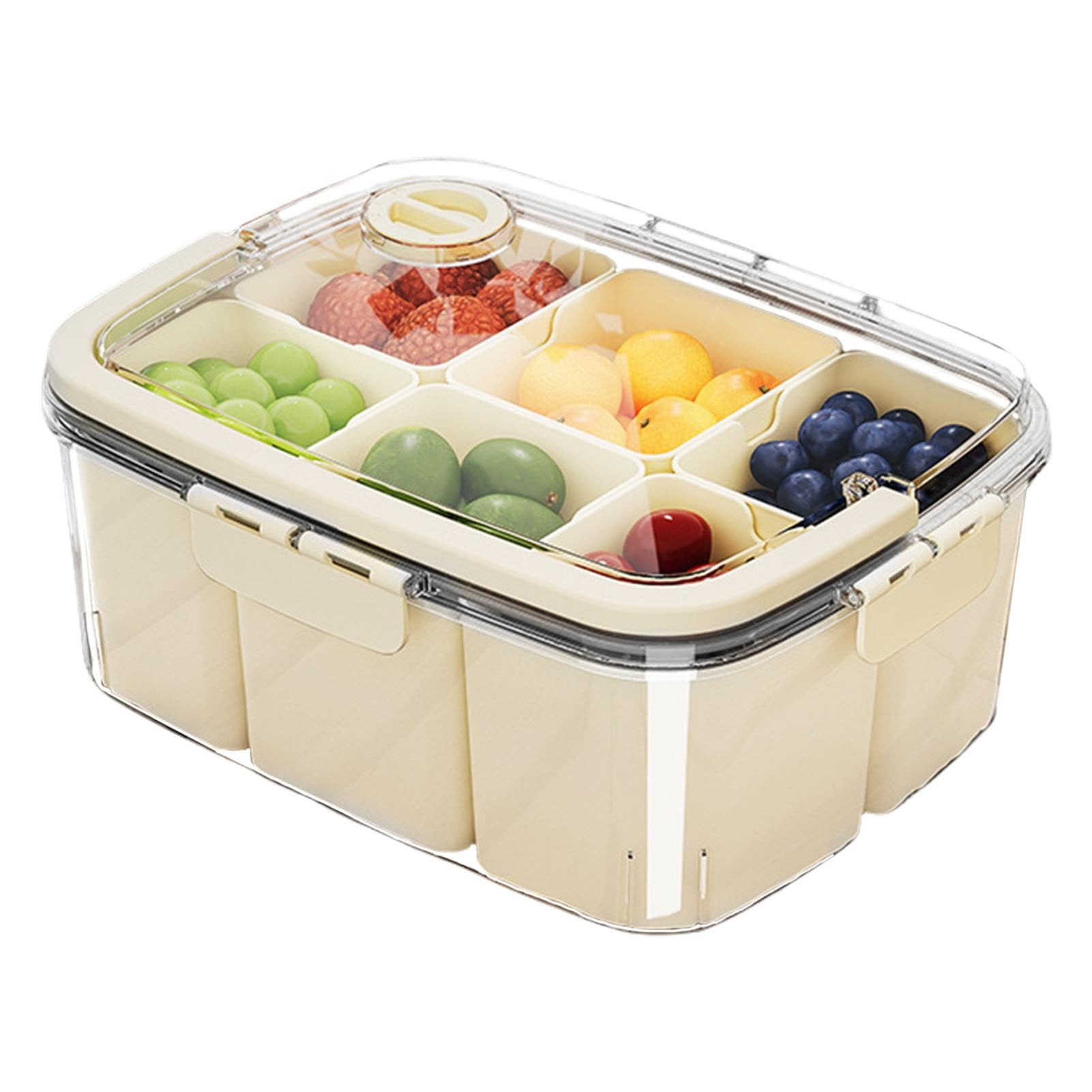 Snack Box Container - 6 Compartment Charcuterie Container | Divided ...