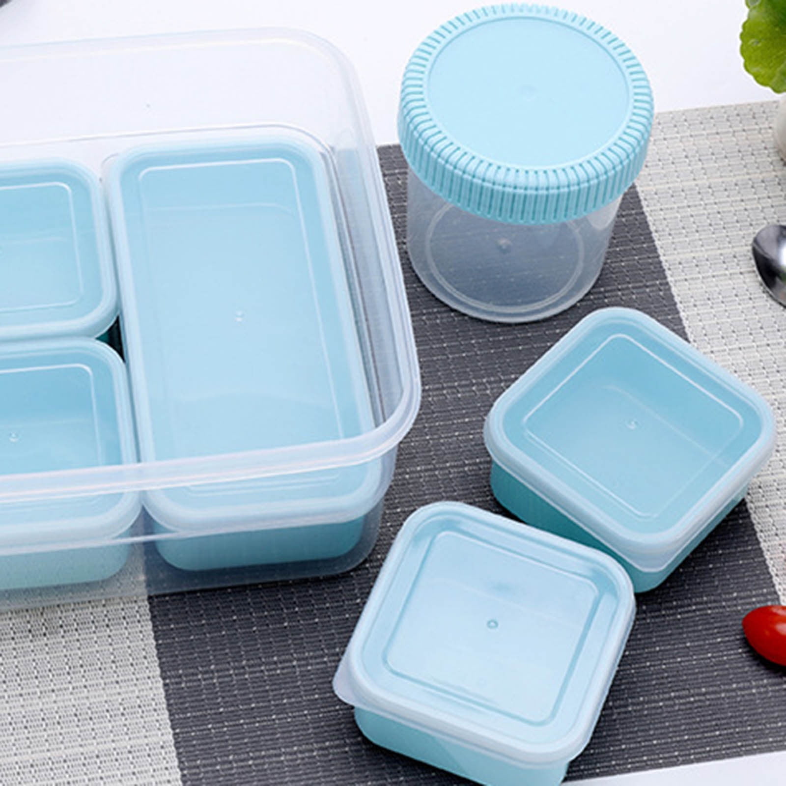Snack Box Container Set Individual Portioning Meal Prep Containers ...