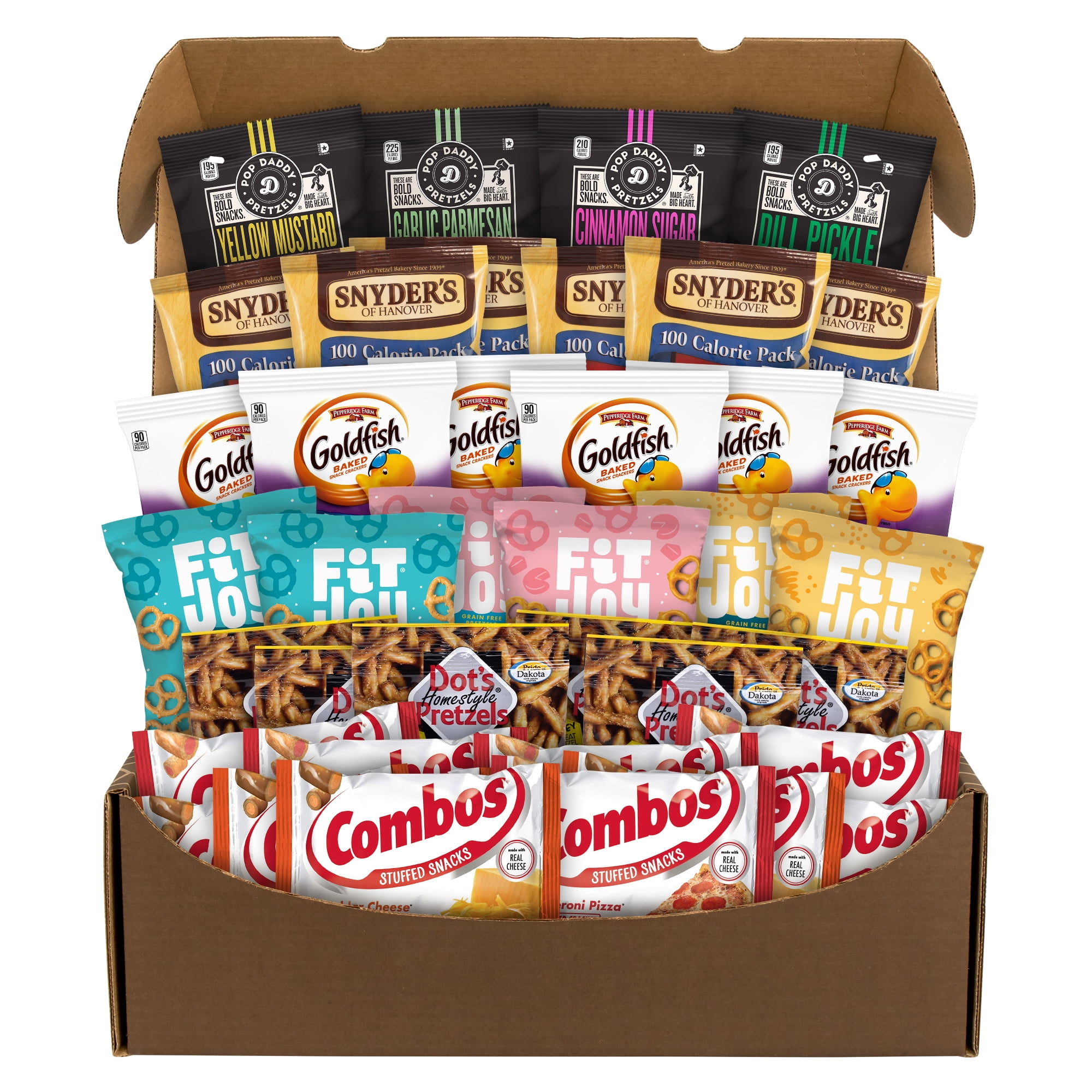 Snack Box Pros, Pretzel Snack Box, 38 Individually Packaged Snacks ...