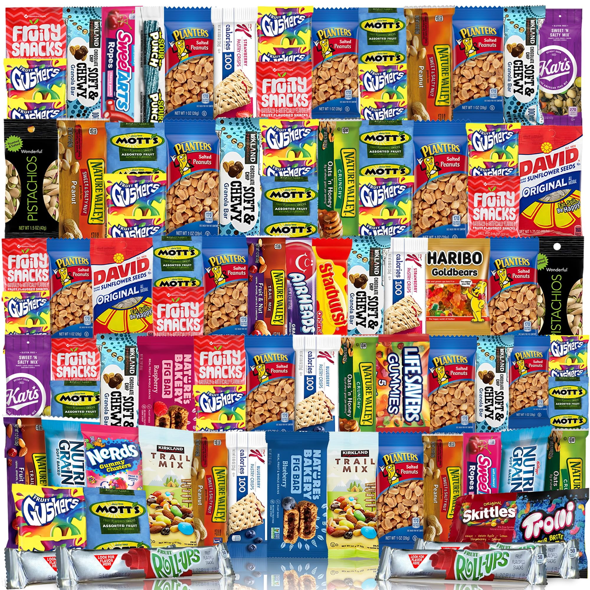 Snack Box Variety Gift Care Basket SMR(84 Count) Gift Variety ...