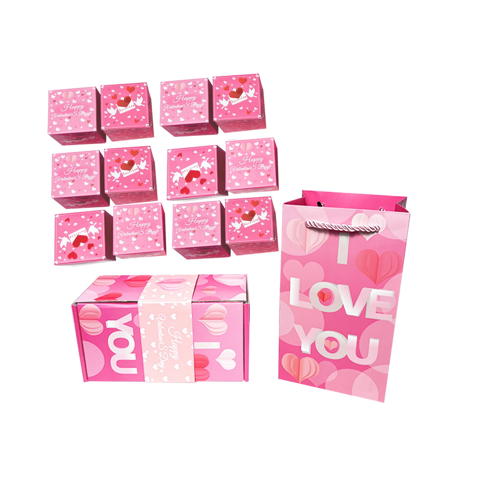 Snack Box Vmvidoty Valentine's Day Surprise Bouncing Box I LOVE YOU ...