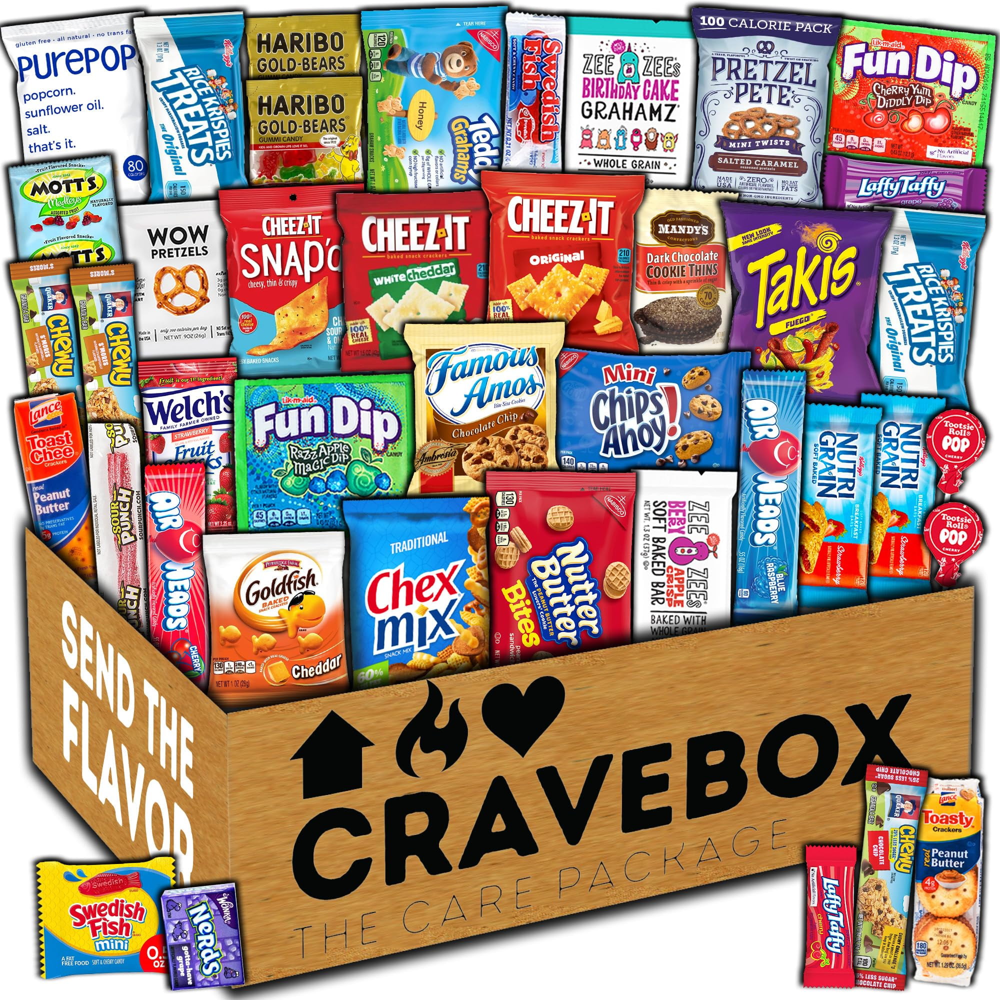 Snack Box - ZS23 Irresistible Variety Pack for Adults: Indulge in a ...