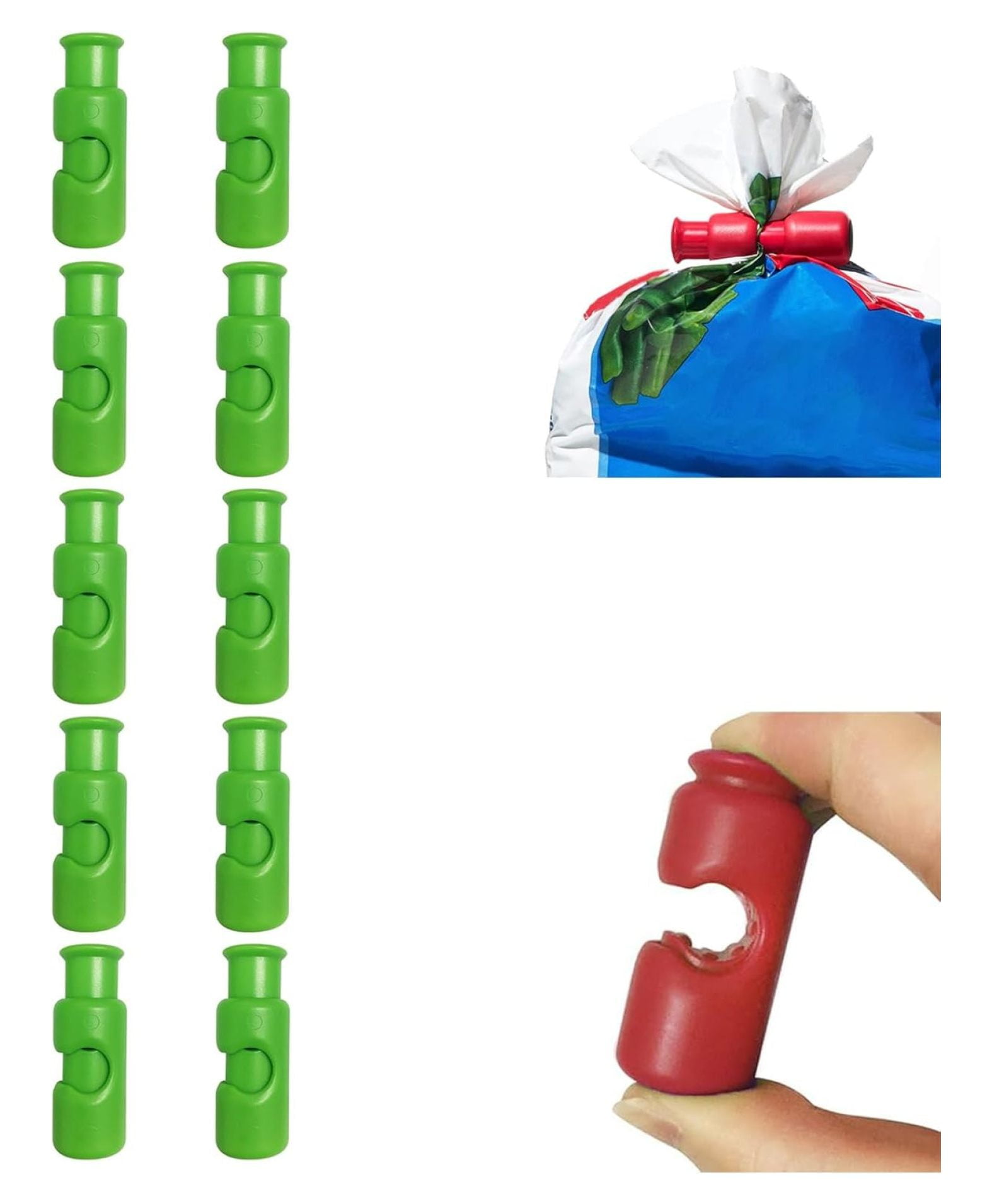 Snack Bread Sealing Clip,Squeeze and Lock Bread Bag Clips for Food ...