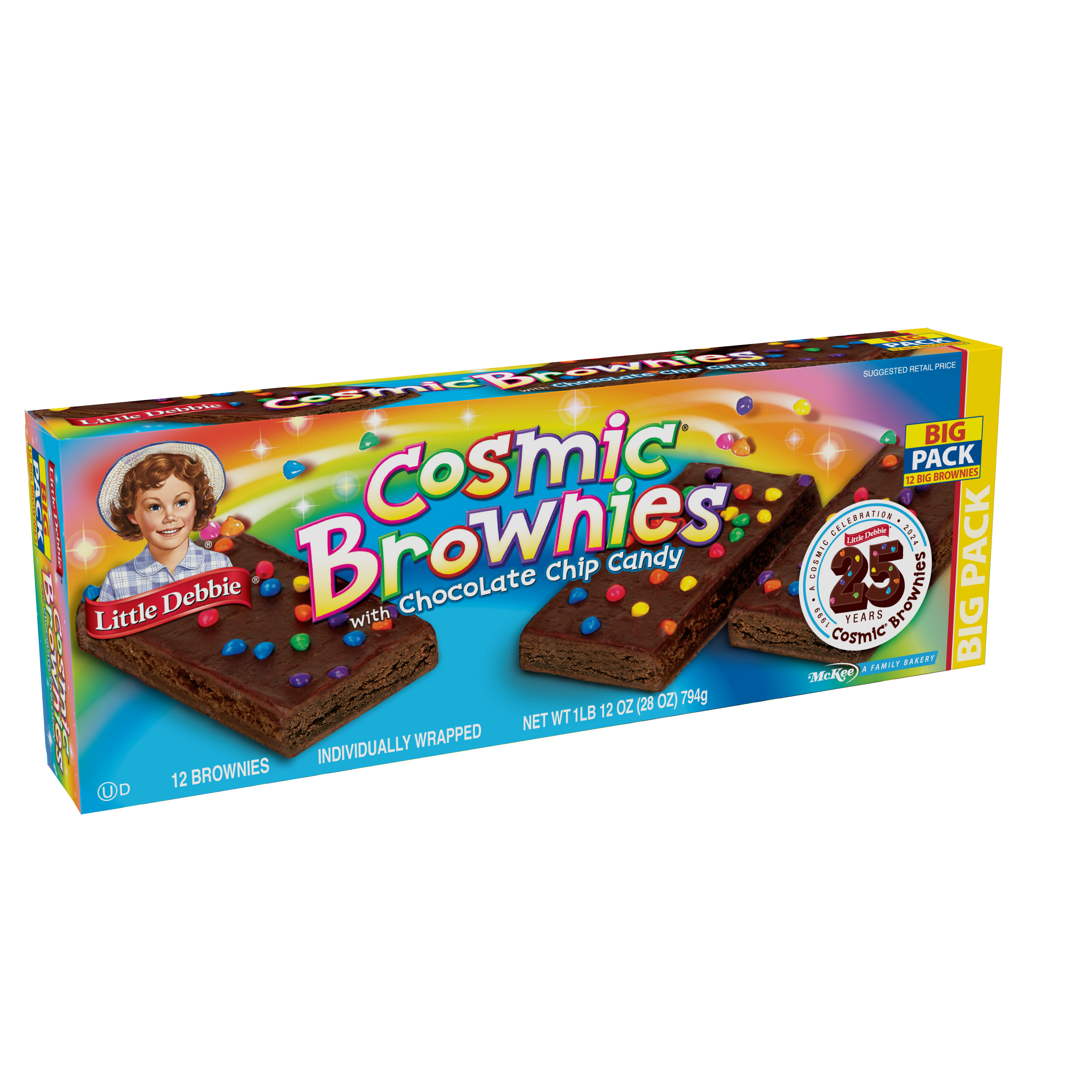Snack Cakes, Little Debbie Big Pack COSMIC ® Brownies - Walmart ...