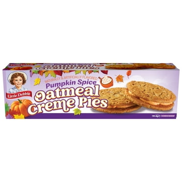 Little Debbie Pumpkin Spice Oatmeal Creme Pies, 8 ct - Walmart.com