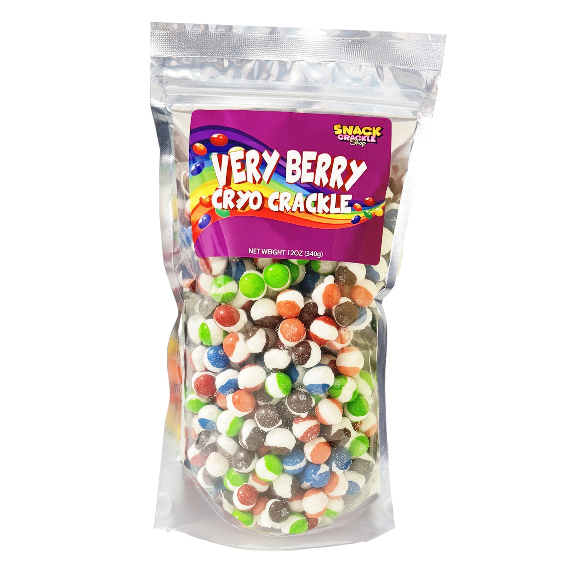 Snack Crackle Shop Very Berry Freeze Dried Skittles 12oz - Walmart.com