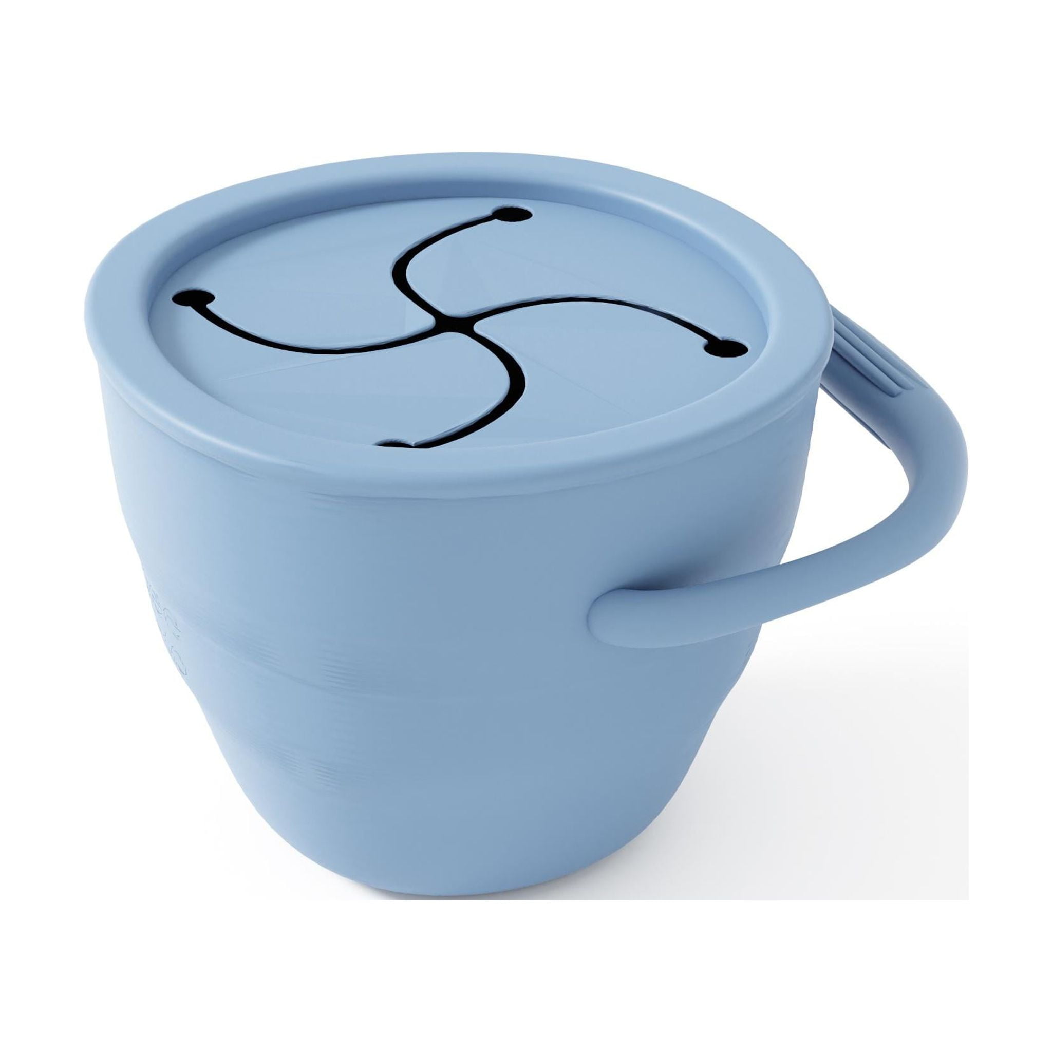 Snack Cup for Babies by Muqee Peeko in Blue Color for Snacking Baby ...