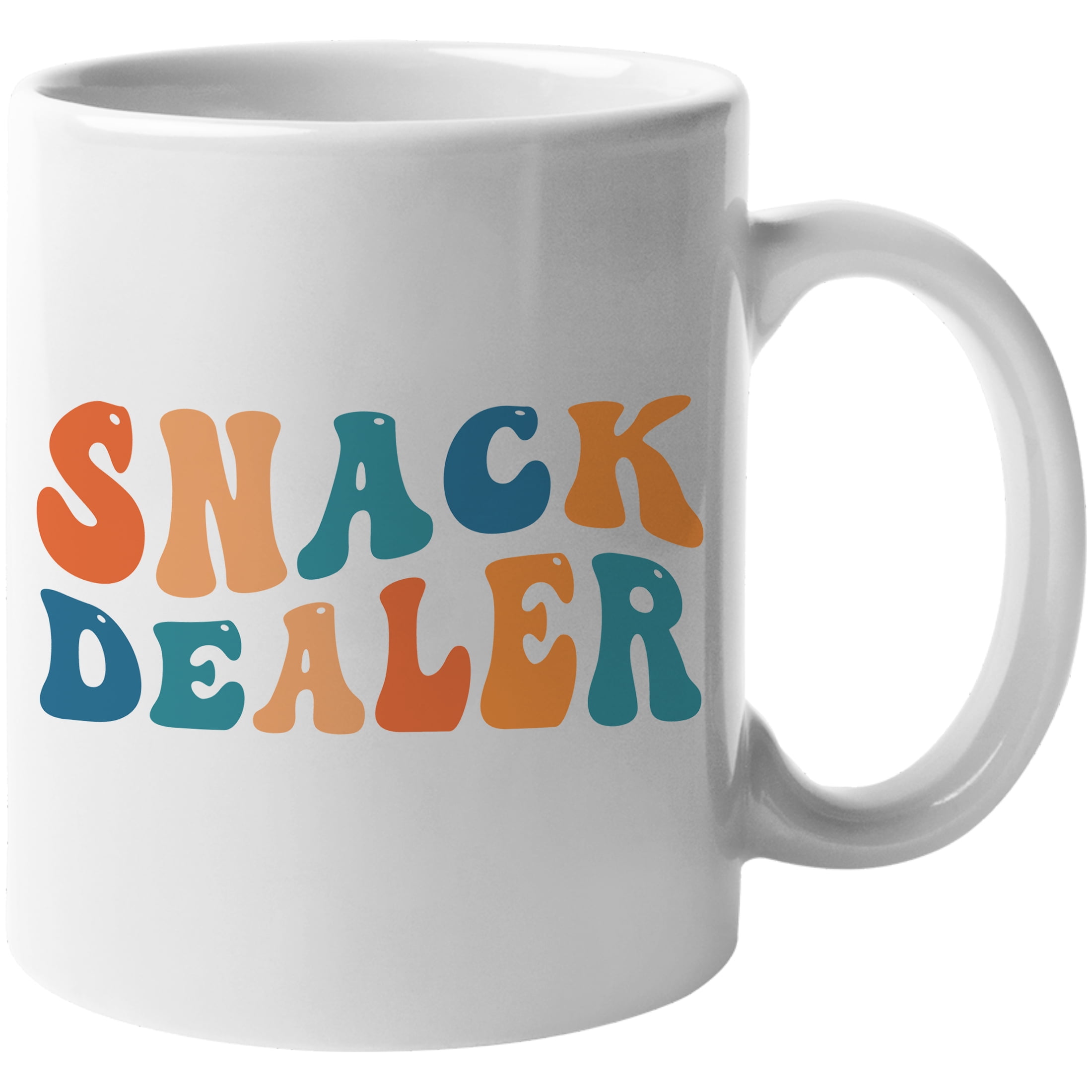Snack Dealer, Funny Name for Moms or Mothers of Kids, Groovy Retro Wavy ...